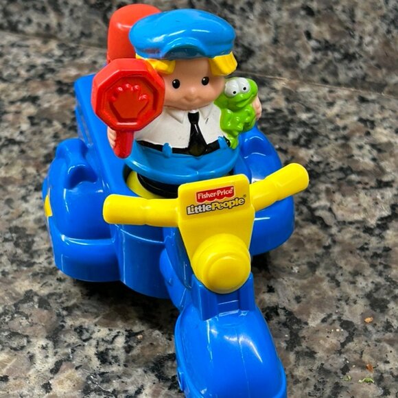 Fisher-Price | Toys | Fisher Price Little People Police Motorcycle With ...